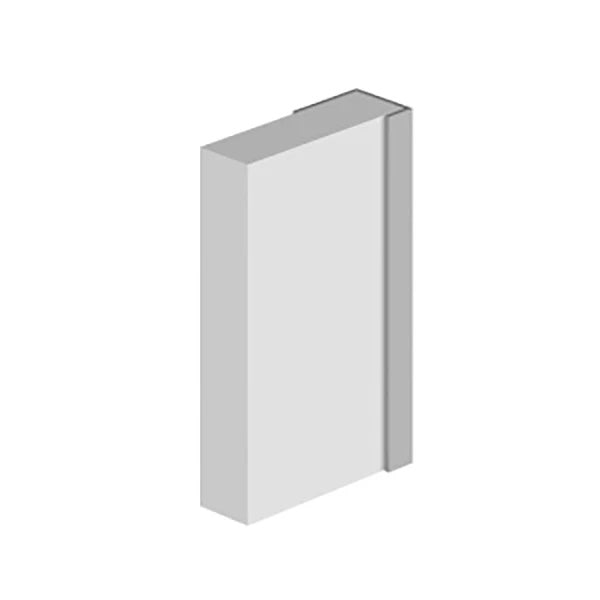 Multipanel CLASSIC Type C End Cap 2.45m Long - Europlas PVCu